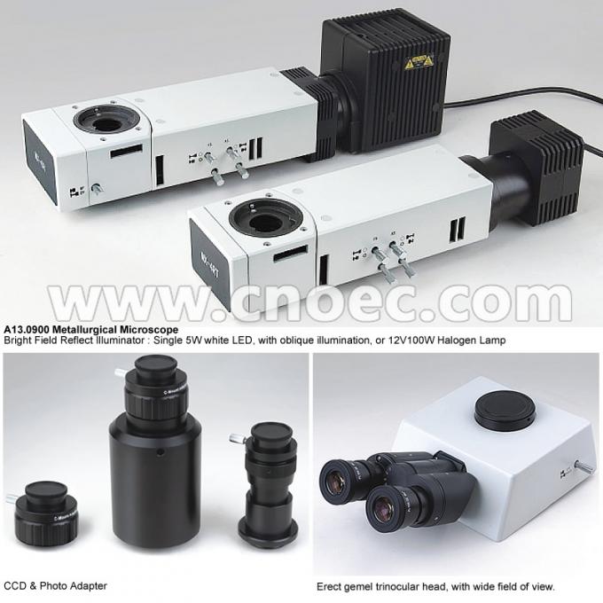 Semi-Apochromatic Objective , DIC Metallurgical Optical Microscope ...