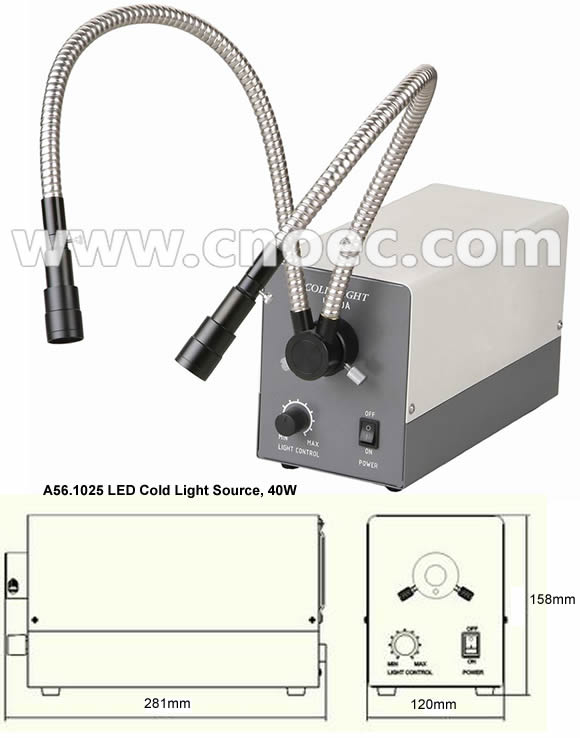 Cold Microscope Light Source 40W Microscope Accessories A56.1025