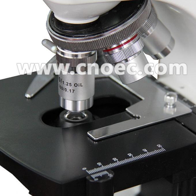 Lab Student Achromatic Binocular Compound Microscope With LED Light