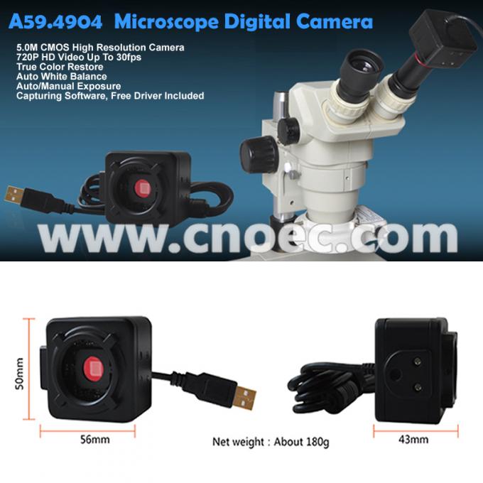 CCD 5.0M 720P Digital Microscope Camera 1/2.5" CMOSHigh Resolution A59.4904