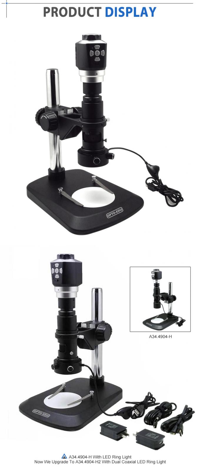 Monocular HDMI Digital USB Microscope A34.4904 - H2 With Dual Coaxial ...
