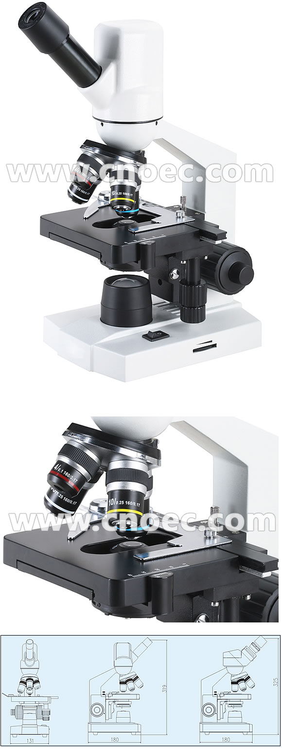 CCD 40x - 1000x Portable Digital Optical Microscope A31.1006 For Laboratory