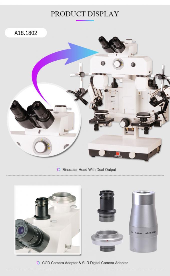 OPTO-EDU 200x Wide Field Research Forensic Comparison Microscope A18.1802