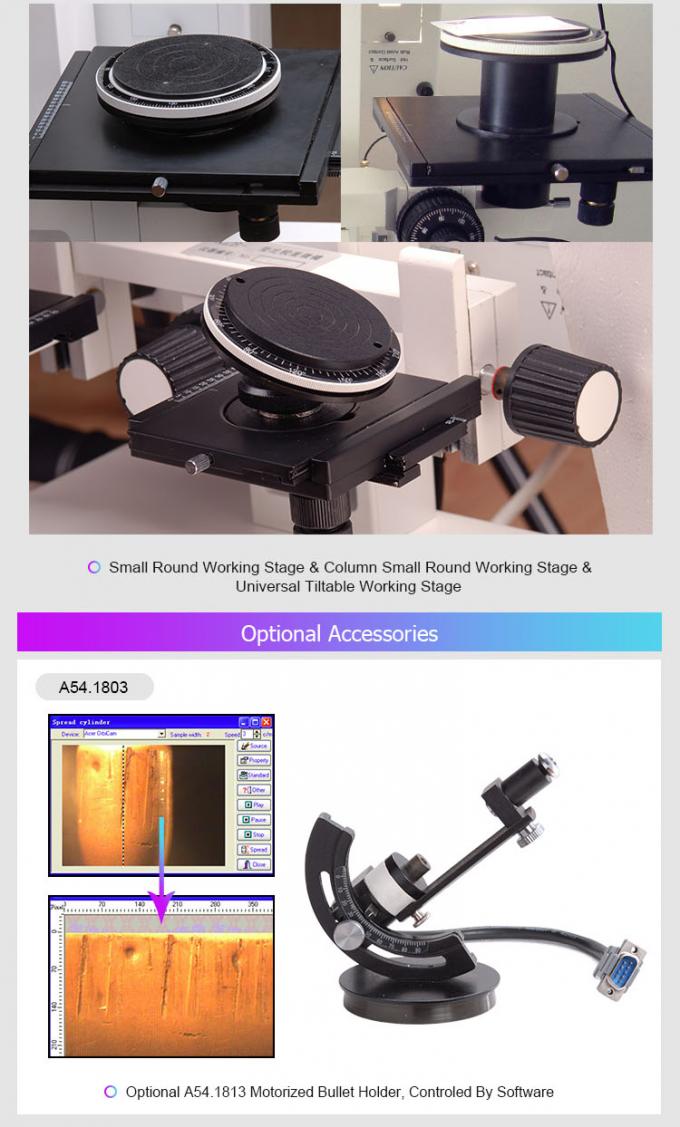 OPTO-EDU 200x Wide Field Research Forensic Comparison Microscope A18.1802