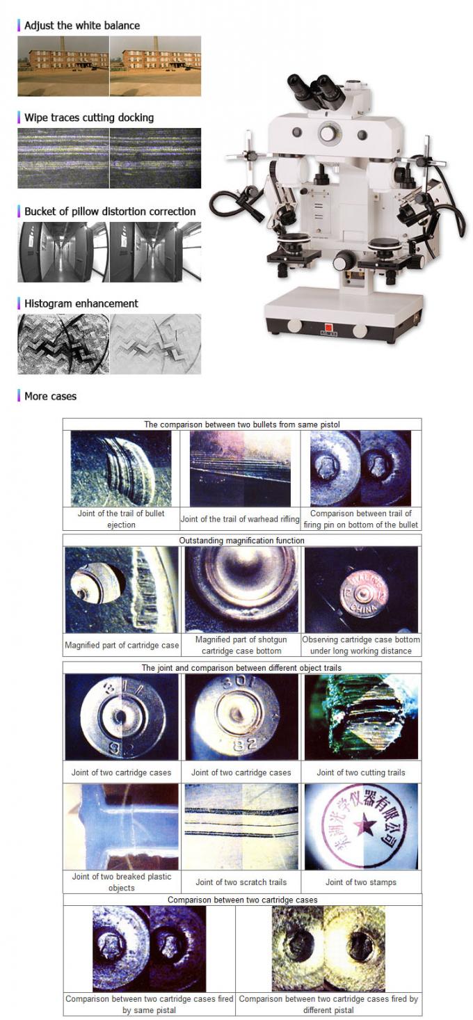 OPTO-EDU 200x Wide Field Research Forensic Comparison Microscope A18.1802