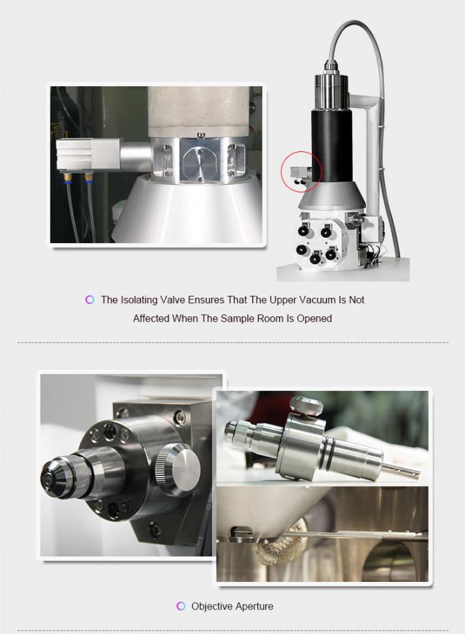 Five Axes Stage Scanning Electron Microscope Lab With Tungsten Heated ...