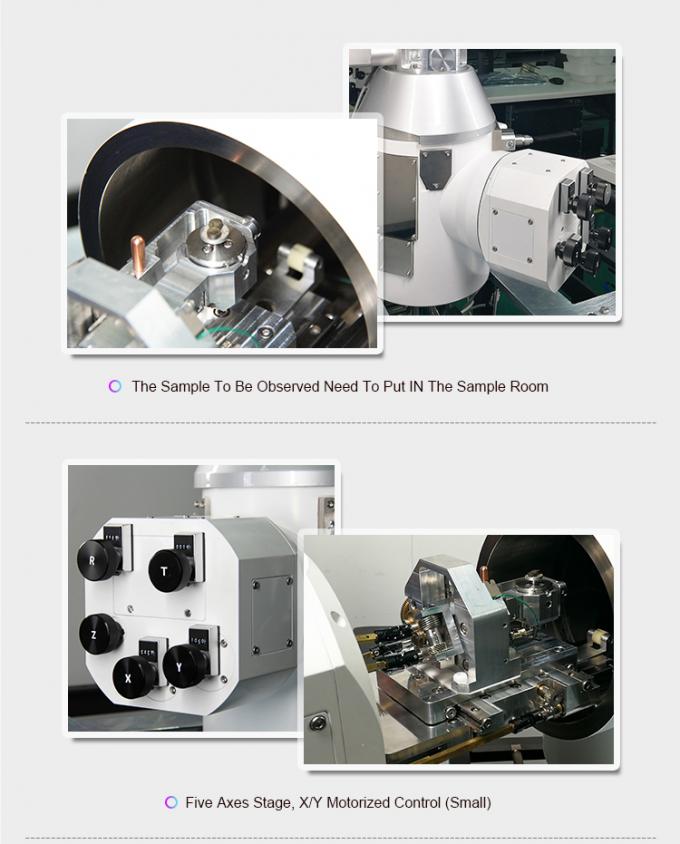 Five Axes Stage Scanning Electron Microscope Lab With Tungsten Heated ...