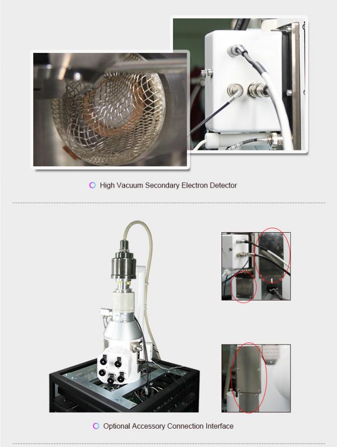 Five Axes Stage Scanning Electron Microscope Lab With Tungsten Heated ...