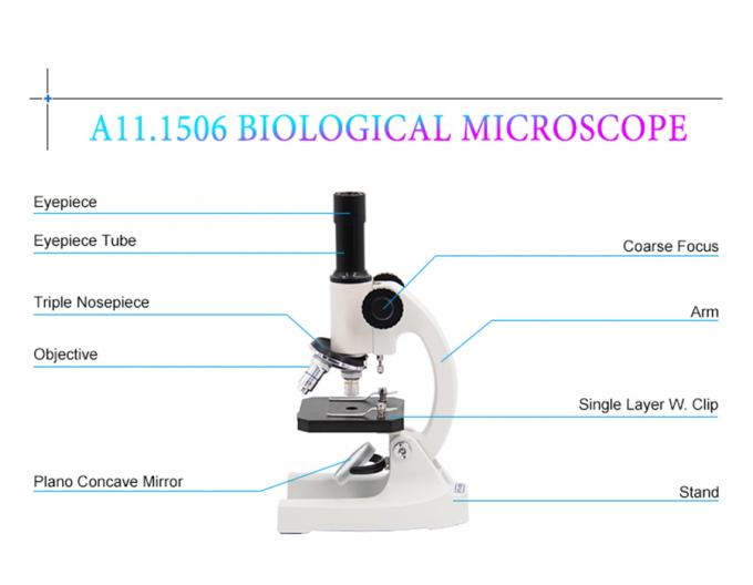 40x - 400x Biological Monocular Optical Microscope A11.1506-A1 Simple ...