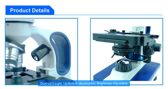 Compound Rohs 1000x Dual Led Digital Biological Microscope