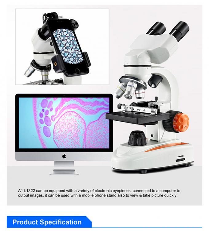 OPTO-EDU 400x Electron Optical Led Binocular Biological Microscope