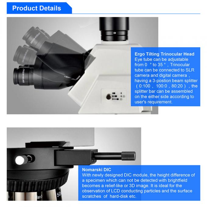 Trinocular Manual Transmit Reflect Optical Metallurgical Microscope Trinocular Manual Transmit Reflect Optical Metallurgical Microscope