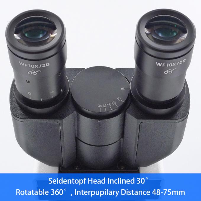 Achromatic Objective LED Trinocular Compound Optical Microscope