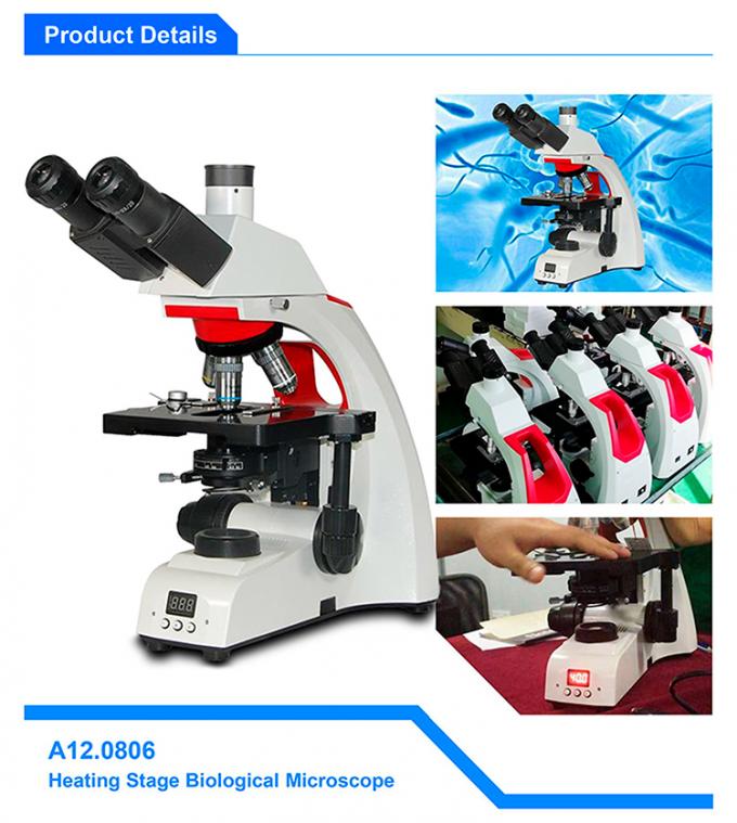 A12.0806 OPTO EDU Heating Stage Biological Microscope 195 Plan ...