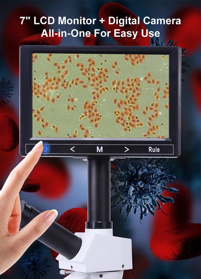 30 Fps Opto Edu A33.5100 7 Inch Digital Microscope Heating Stage Biological