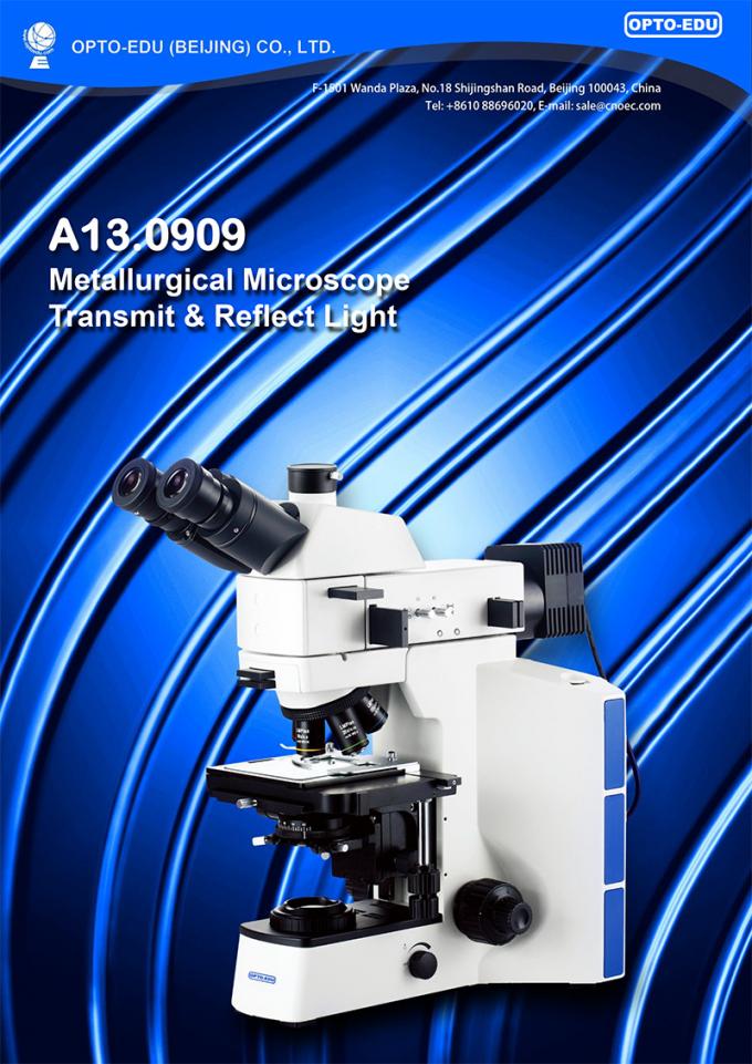 Inverted Metallurgical Optical Microscope Trinocular Compound Optical ...