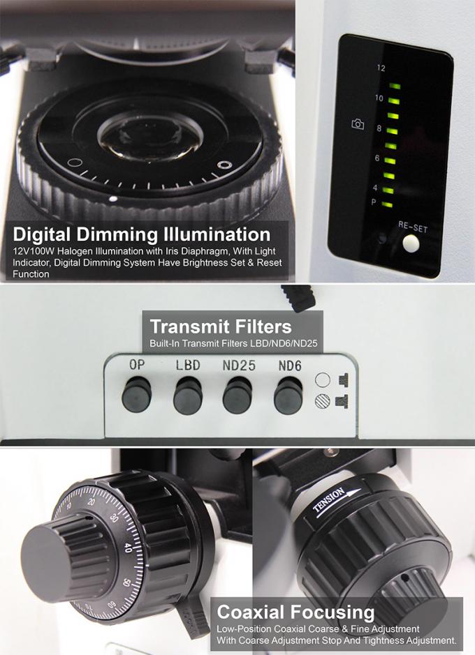 Opto Edu M12.5850 Biological Motorized Microscope Bf Xyz