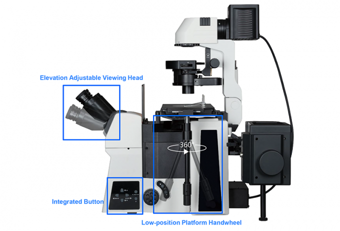 Opto Edu A16.0960 Research Level Inverted Fluorescent Microscope ...