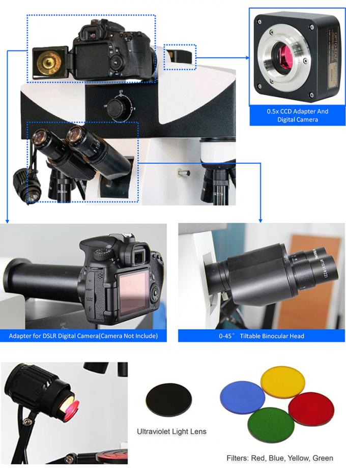 Motorized Forensic Comparison Microscope with CCD Camera
