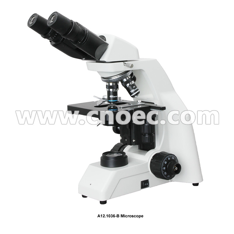 A12.1036 Double Layers Mechanical Stage Biological Compound Microscope ...