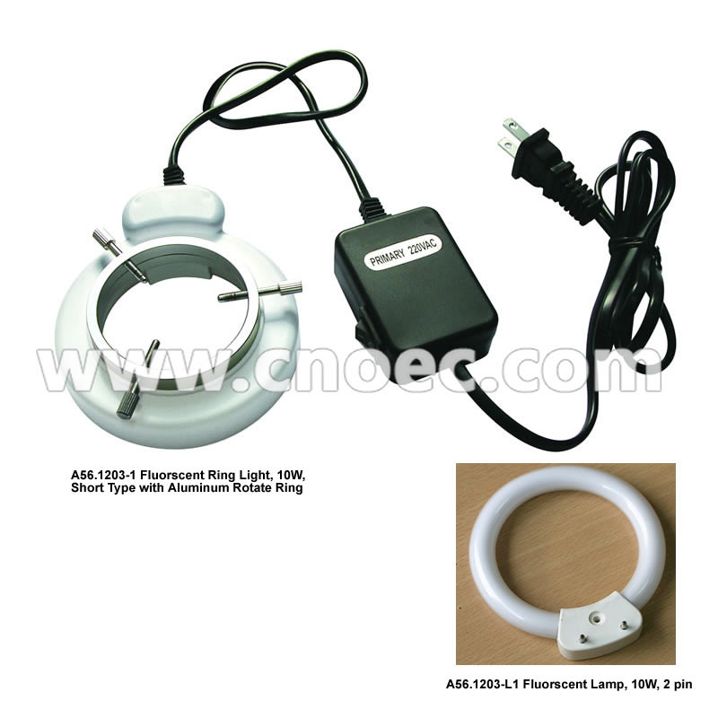 2700K / 6000K microscope Fluorescent ring light Microscope Accessories ...