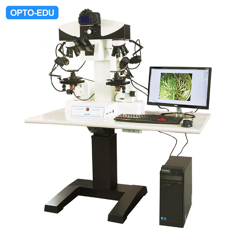 Motorized Forensic Microscope with CCD Camera and LED