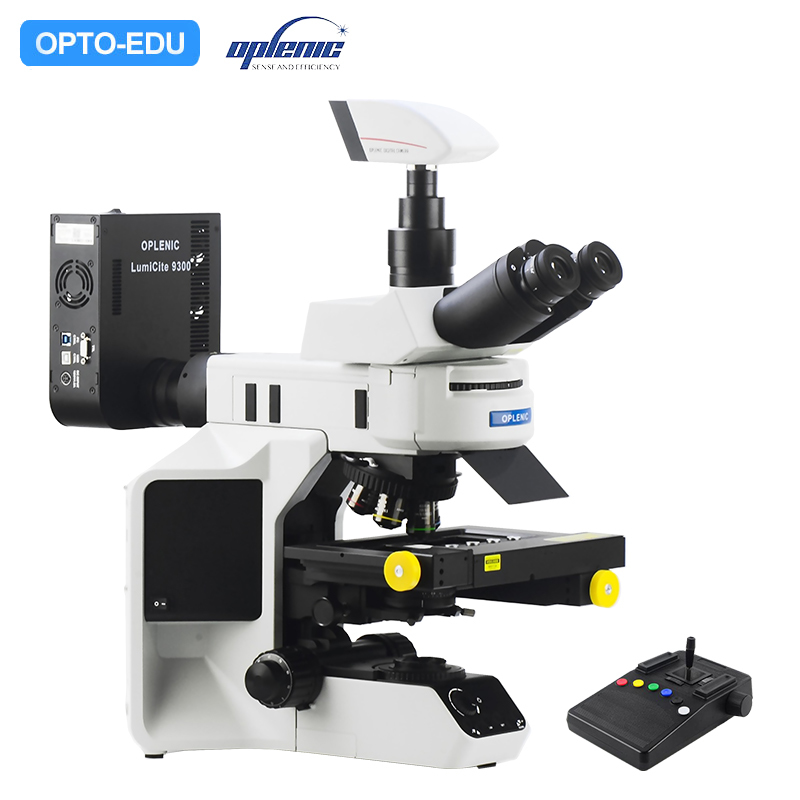 Opto Edu A16.2255 Laboratory Fluorescent Microscope Fully Motorized UV B G BX53 CX43 Level