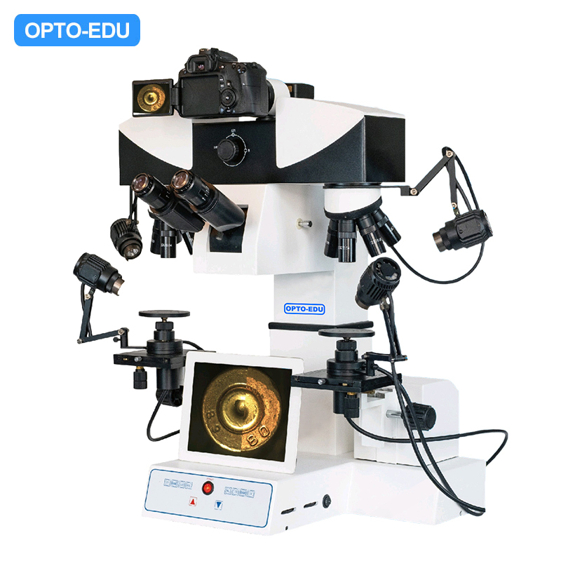 OPTO EDU A18.1832 Touch Screen Motorized/Manual Digital Comparison Microscope 2x~240x