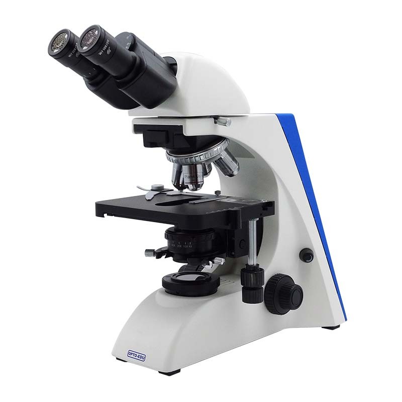 Mechanical Trinocualr Laboratory Metal Microscope Double Layer LED OPTO ...