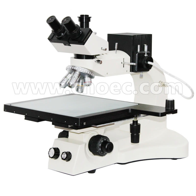 Big Working Stage Industry Trinocular Metallurgical Optical Microscope ...